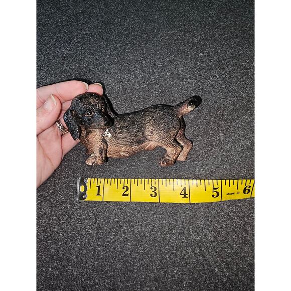 Unbranded | Toys | Vintage Handpainted Dachshund Figurine 5 Resin Dog ...